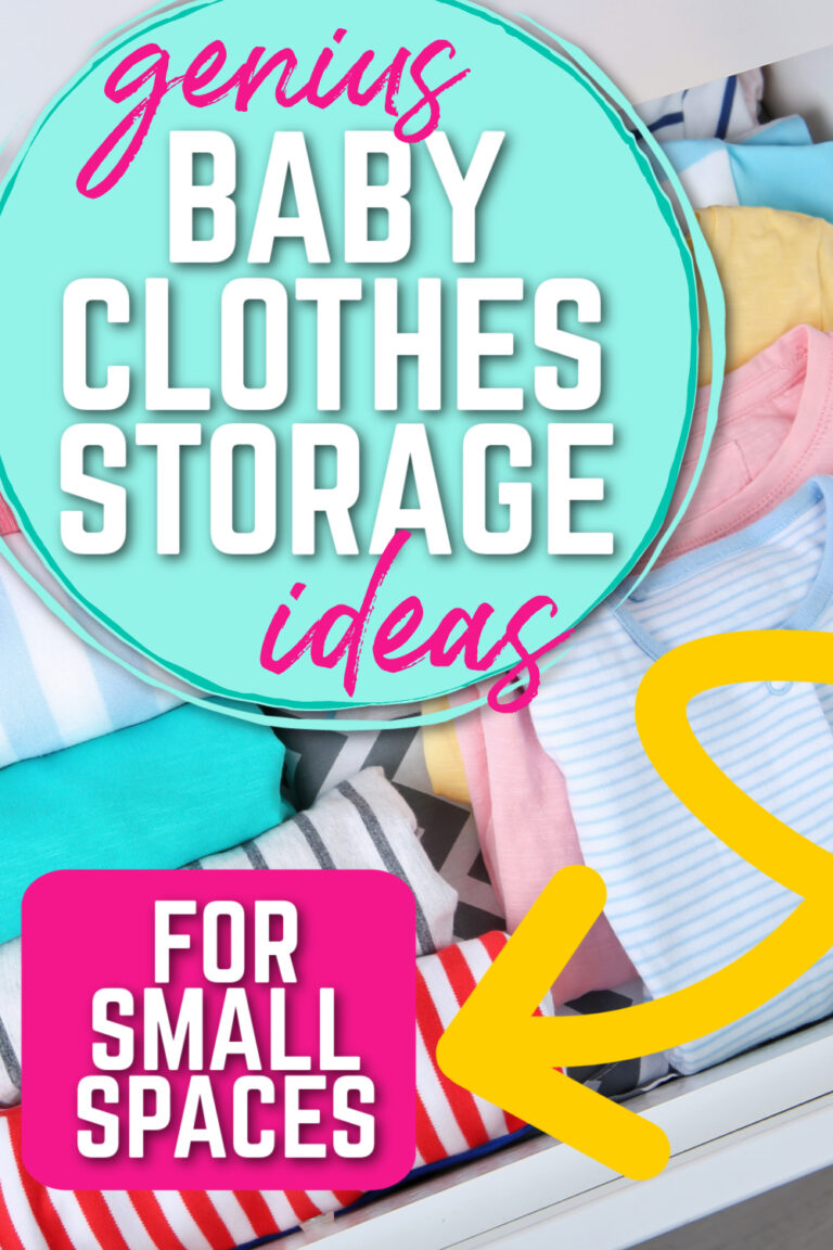 15 Clever Baby Clothes Storage Ideas for Small Spaces - Growing Serendipity