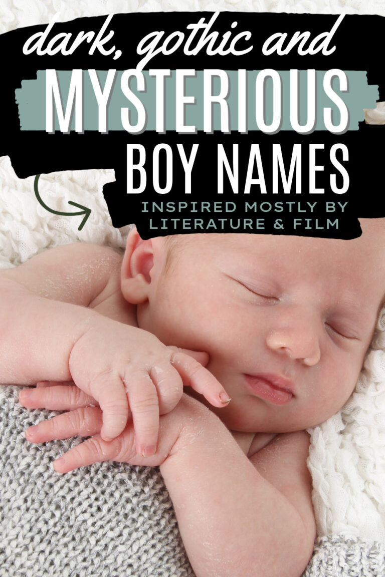 Mysterious Boy Names Inspired by Literature and Film - Growing Serendipity